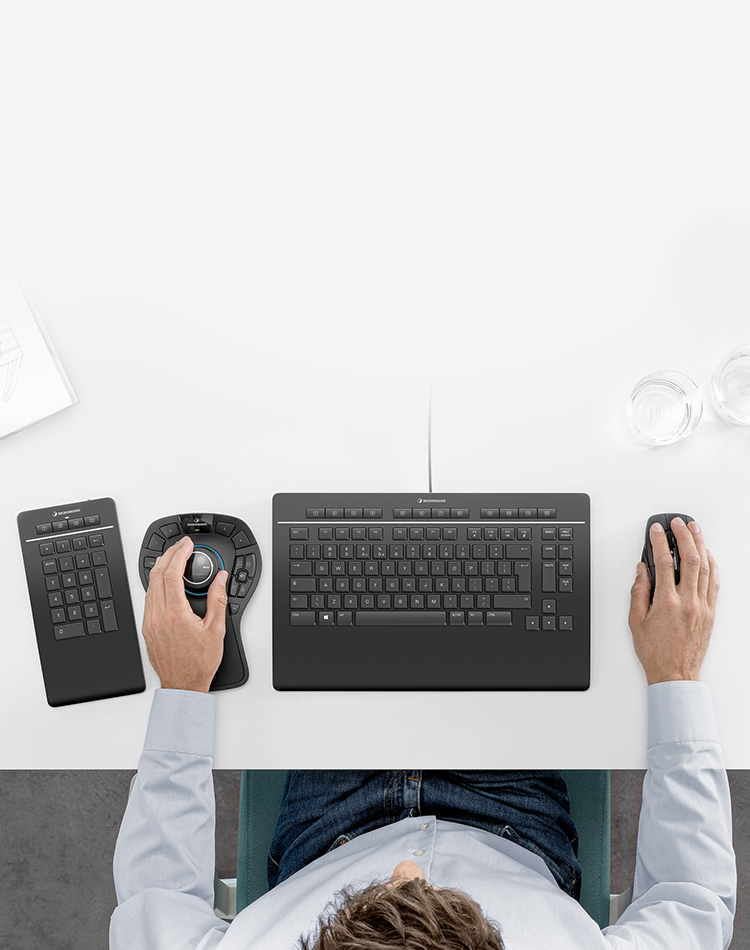 3Dconnexion Startseite - SpaceMouse, CadMouse, Webshop, 3DxWare 10