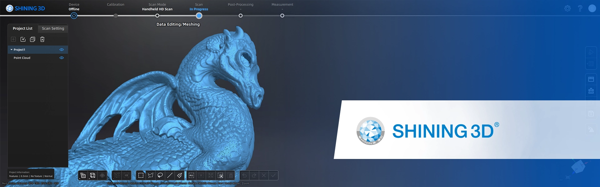 EXScan Pro - 3Dconnexion