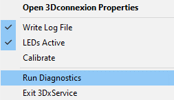 How do I generate a full diagnostic file of the 3DxWare driver for ...