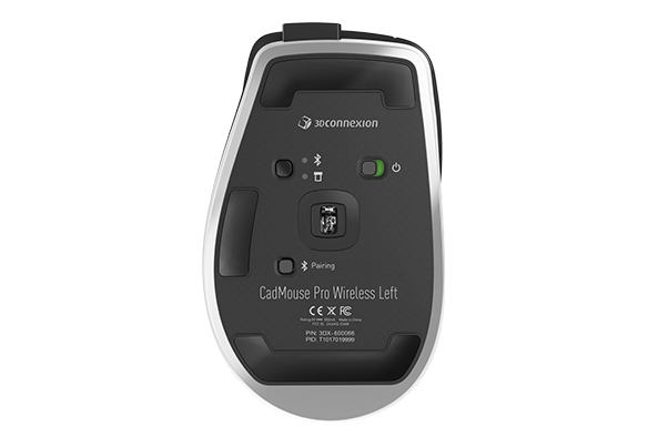 CadMouse Pro Wireless Left - for left-handed CAD users